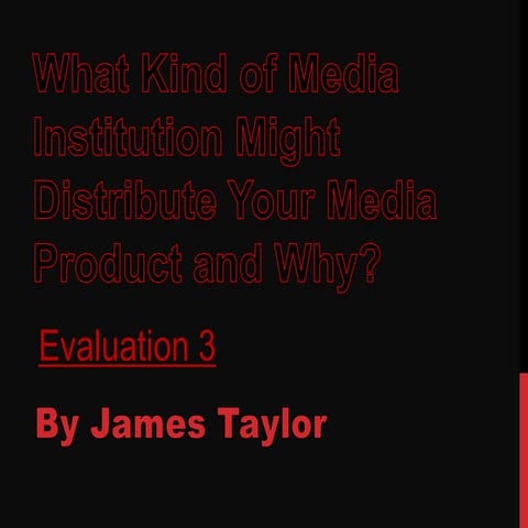 Evaluation 3 | PPT