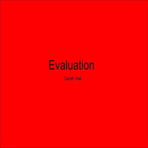 Evaluation a2 evaluation | PPT