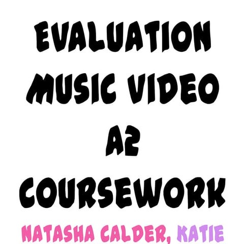 Evaluation a2 media coursework | PPT