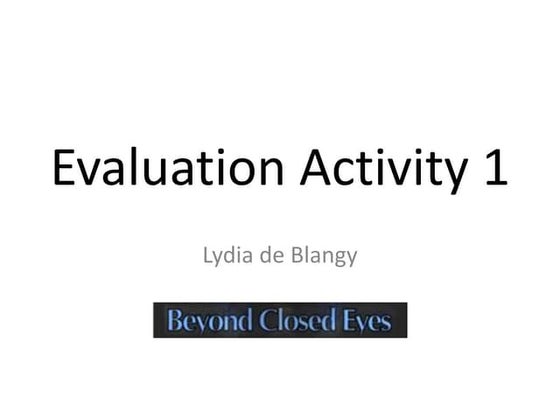 Evaluation 1 | PPTX | Parenting Teens | Parenting