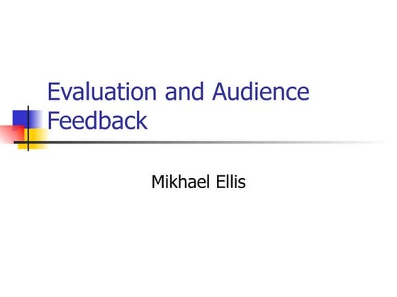 Evaluation Question 6 | PPT