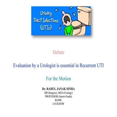 urinary tract infections in critical care | PPTX