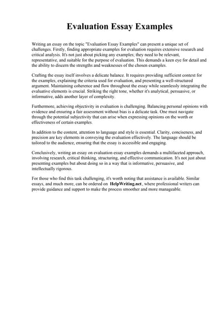 Speech Evaluation Essay. United States Air Force Academy | PDF