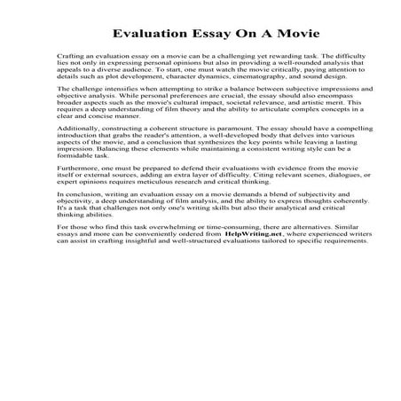 Movie Evaluation Essays.pdf