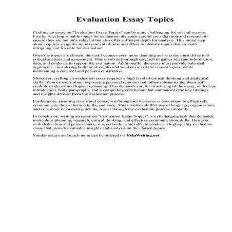 Evaluation Essay Topics.pdf