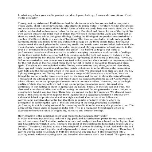 Media Evaluation A2 | PPT