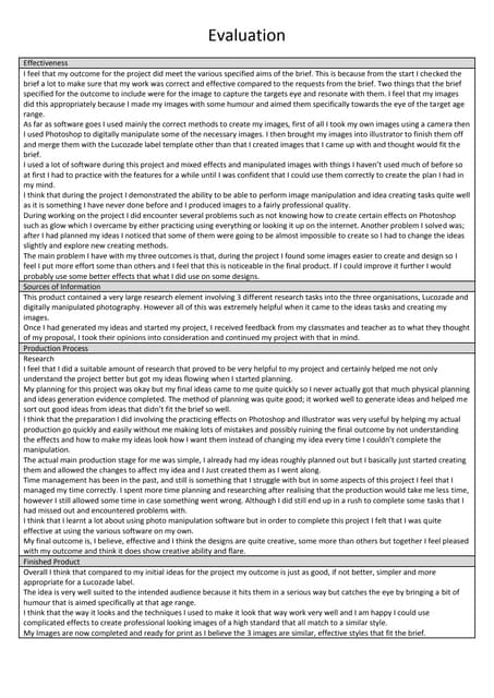 Extended Project Evaluation AO4 (Evaluating the project) | PPT