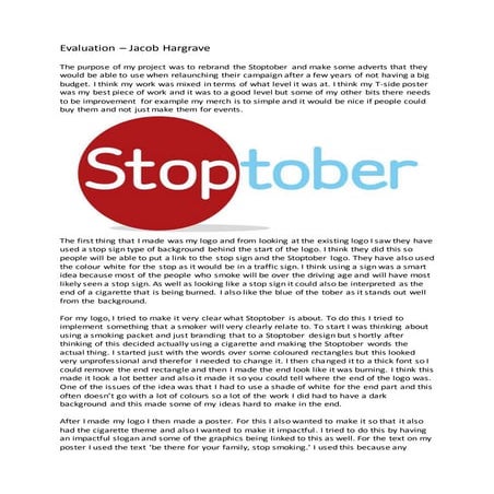 PR Stoptober Campaign | DOCX