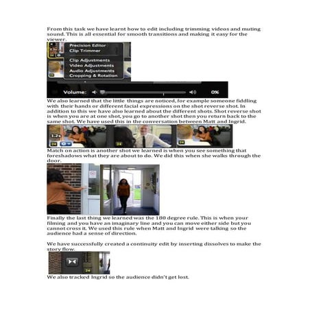 Preliminary Task Evalution | PDF