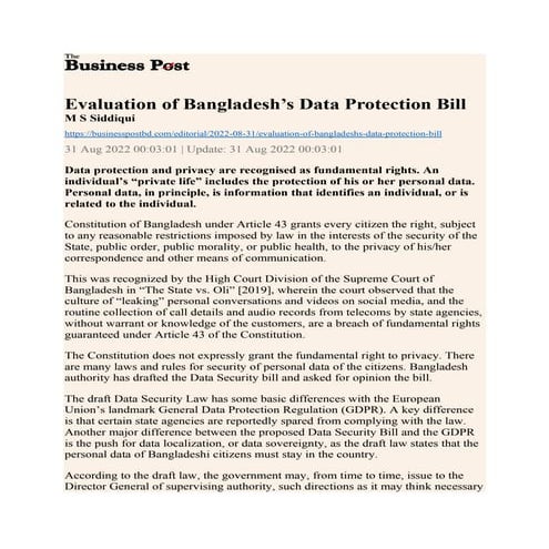 Evaluation of Bangladesh’s Data Protection Bill.pdf