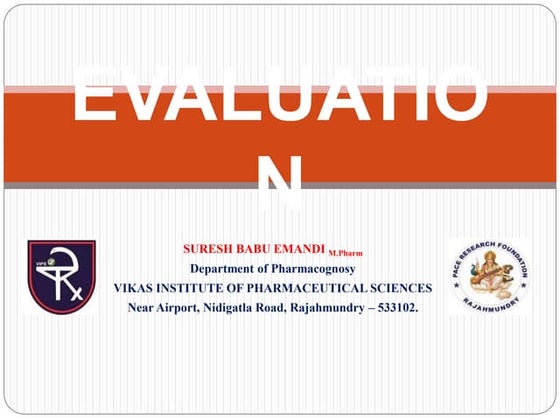 Drug adulteration pharmacognosy | PPT