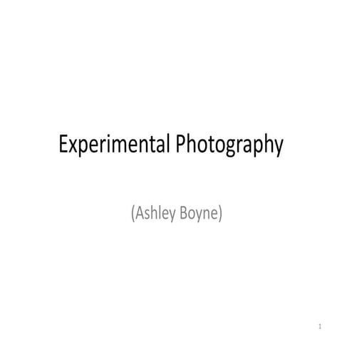 Evaluation of final photographs 2.2 | PPT