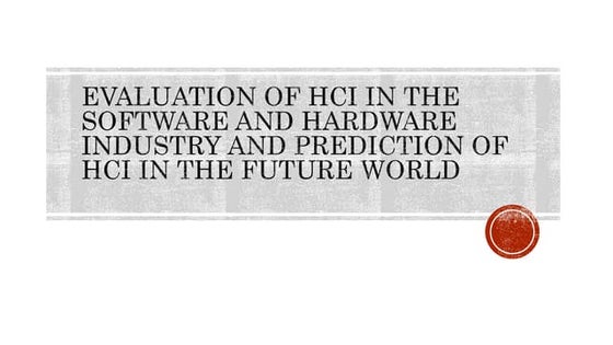 Chapter 3 principles of hci | PPTX | Operating Systems | Computer Software and Applications