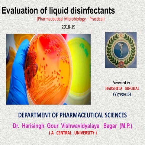 EVALUATION OF LIQUID DISINFECTANTS.pptx