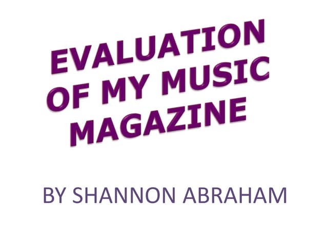 AQA GCSE Media Studies - Coursework assignment 1 - Magazine covers | PPTX