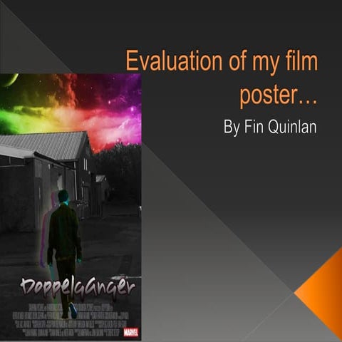 Evaluation of my film poster | PPT