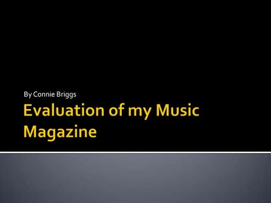 AQA GCSE Media Studies - Coursework assignment 1 - Magazine covers | PPTX