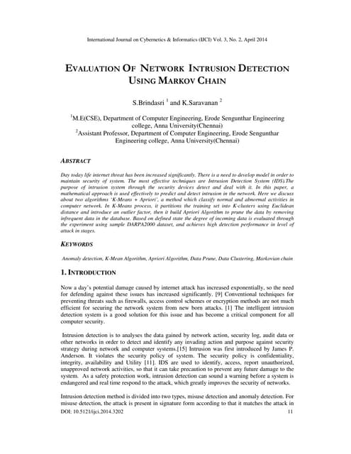 Irjet Review On Network Intrusion Detection Using Recurrent Neural Network Algorithm Pdf