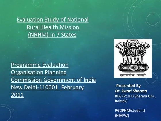Nhm sikkim (2016 17) | PPT