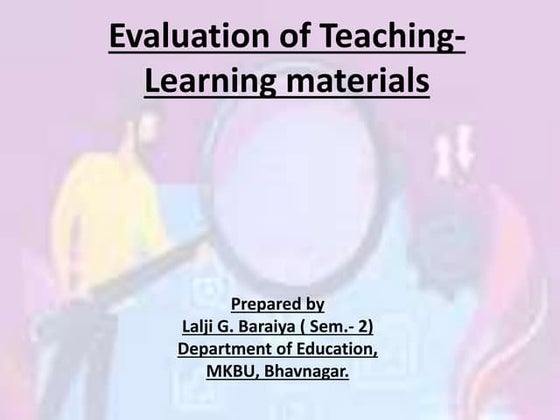 Materials evaluation | PPT
