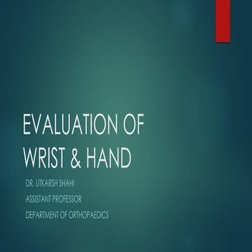 PS SESSION : ELBOW WRIST AND HAND EXAMINATION PART 2 | PDF