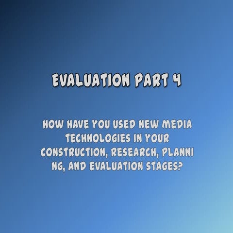 Evaluation Part 4 | PPT