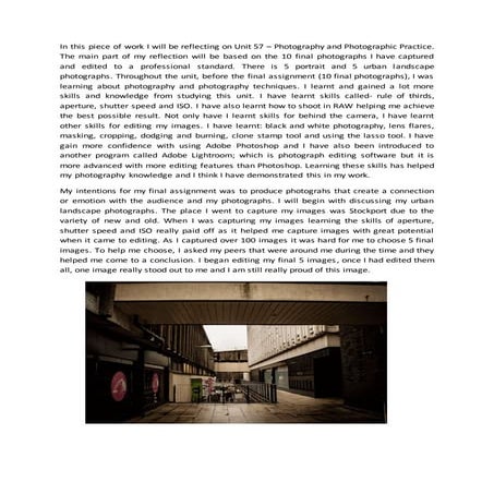 Photography Evaluation | PPTX