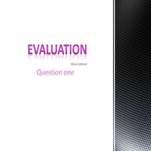 Evaluation presentation q1 | PPTX