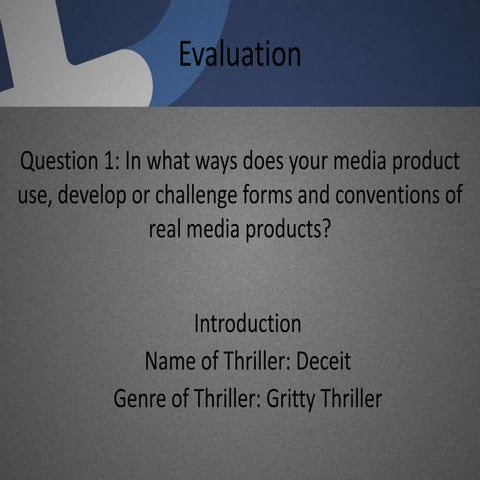 Evaluation q1 - q7 | PPT