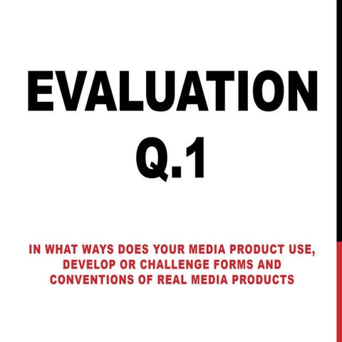 Evaluation Q1 | PPT