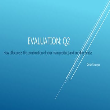 Evaluation q2 | PPTX | Hobbies & Interests