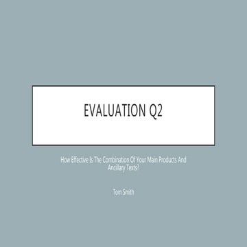 Evaluation q2 | PPT