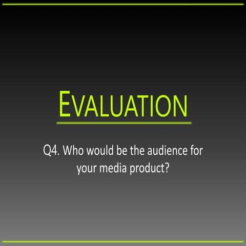 Evaluation Q4 | PPT