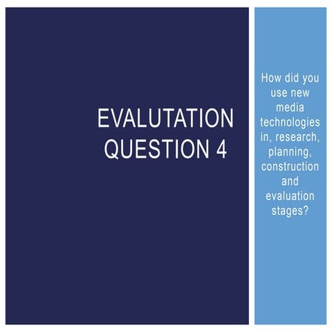 Evaluation q4 | PPT