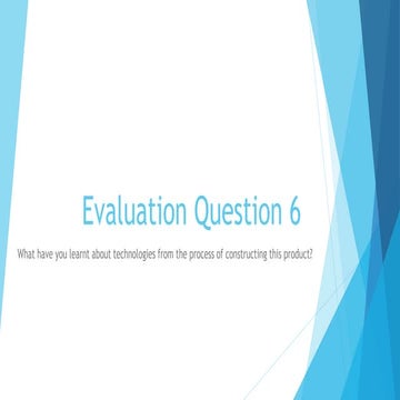 Evaluation q6 | PPT