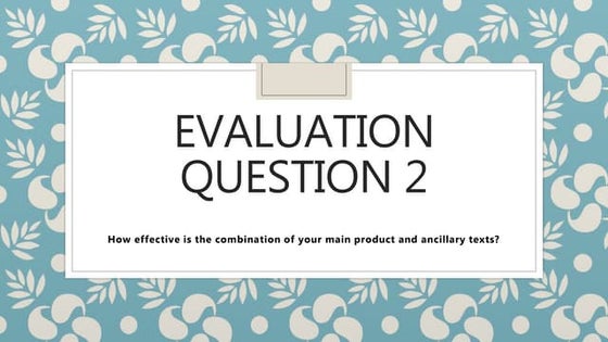 Evaluation question 2 | ODP