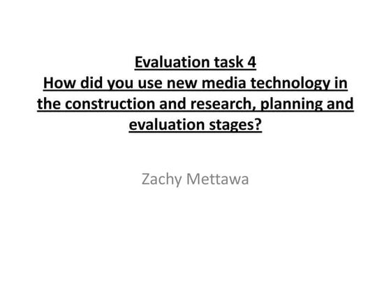 Evaluation Q4 | PPT