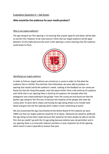 Eval 4 media | PPT | Mystery | Genres