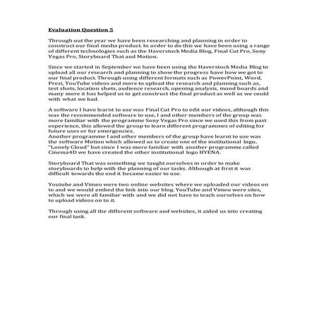 Evaluation question 6 | DOCX