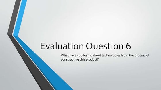 Post-Production Evaluation | PPT
