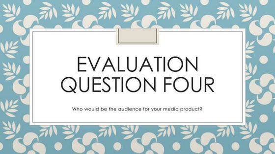 Audience Response To My Film Industry Questionnaire | PPT