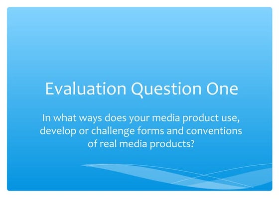 Evaluation 2 - Charlotte Allan | PPT
