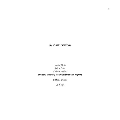 Evaluation Revision.docx | Parenting | Family and Relationships