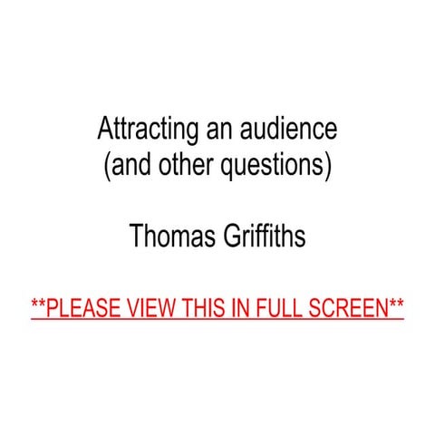 The Matrix: Audience Analysis | PPTX