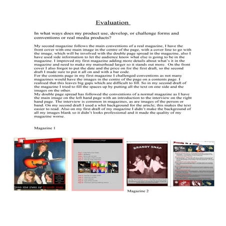 Evaluation take 2 | PDF