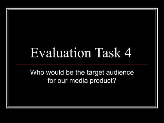 Evaluation q. 4 | PPTX