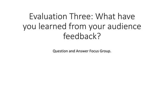 Evaluation | PPT