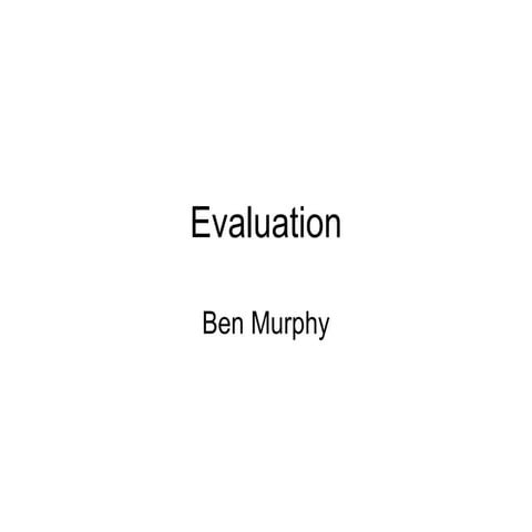 Evaluation trailer | PPT