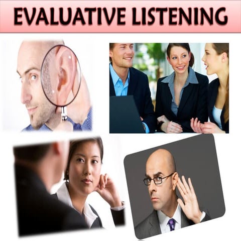 Evaluative listening | PPT