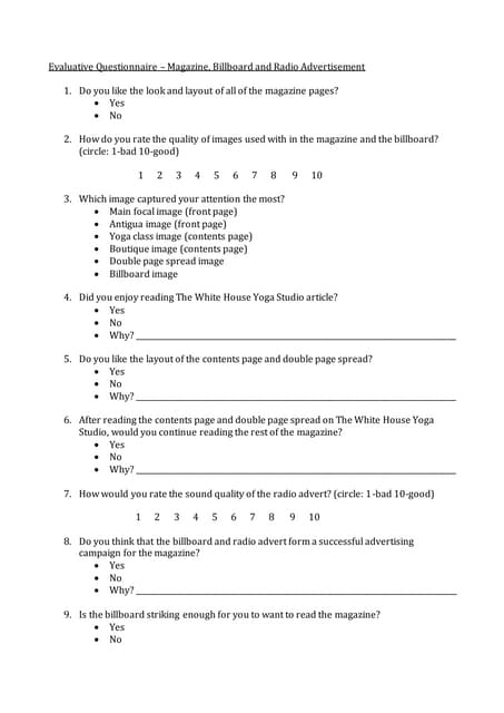 Matt questionnaire | DOCX